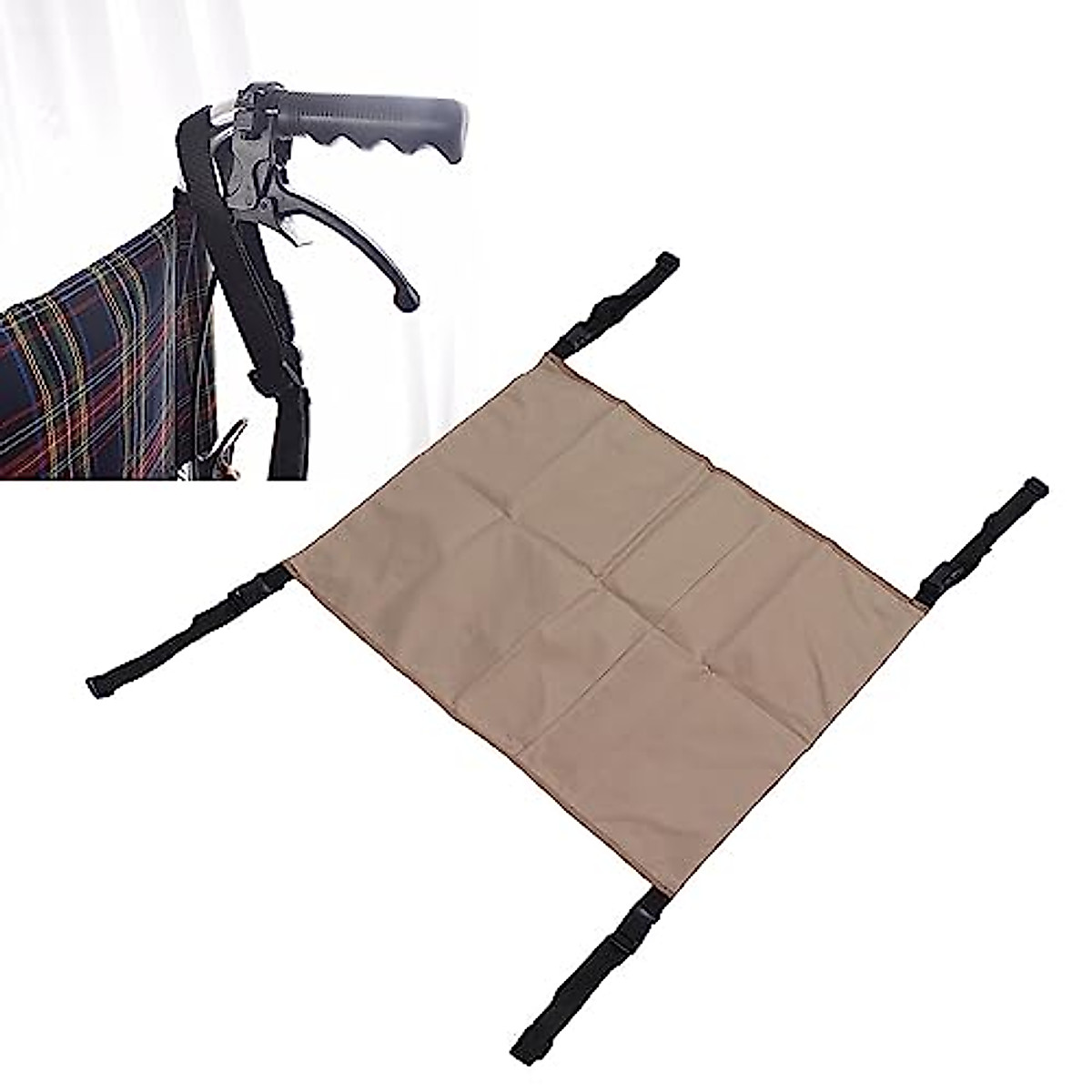 Fdit Dual Oxygen Tank Holder Bag,Portable Cylinder Backpack Wide Applicability with Mesh Storage Bag for Easy Installation (Khaki)