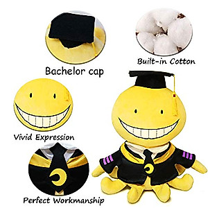 Plush Classroom Character Plushie Toy Doll Stuffed Funny Yellow Cartoon Throw Pillow Collection