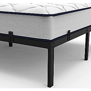 Breezehome 6 Pcs Non Slip Mattress Gaskets for Bed, Anti-Slip Baffle Fit for 0.98 Inches Wide Metal Bed Frames, Easy Assembly