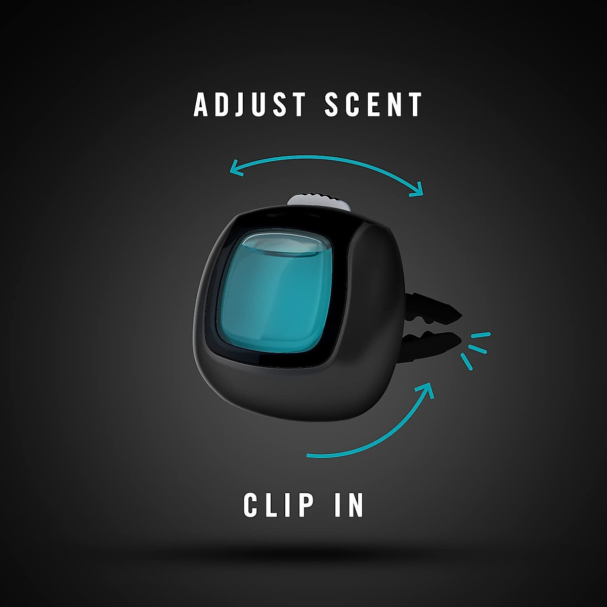 Febreze Unstopables Car Odor-Fighting Car Freshener Vent Clip Fresh Scent, 07 oz. Car Vent Clip, Pack of 4