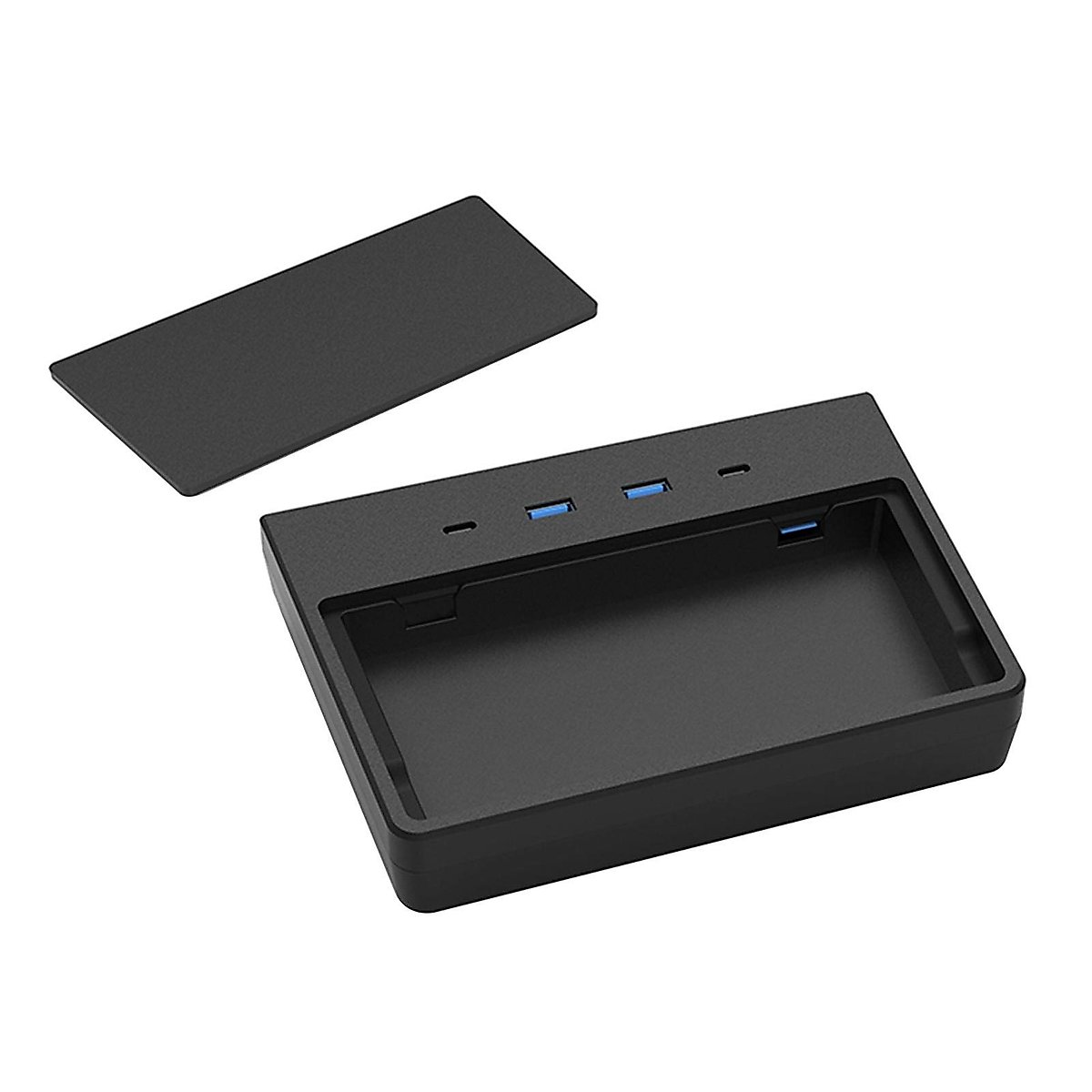 CALIDAKA 5 in 1 Ports Tesl-a Model 3 Model Y USB Hub, Dashcam and Sentrys Mode Viewer USB-C Hub Dongle USB Tesl-a M 3 My Accessories, Custom Designed for Tesl-a Model 3/Y 2020 June Produce