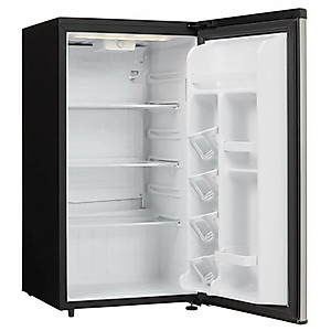 Danby Contemporary Classic DAR033A6BSLDB-6 3.3 Cu.Ft. Mini Fridge, Compact Countertop Refrigerator for Bedroom, Living Room, Kitchen, Office, Desk, E-Star Rated in Fingerprint Free Stainless Finish