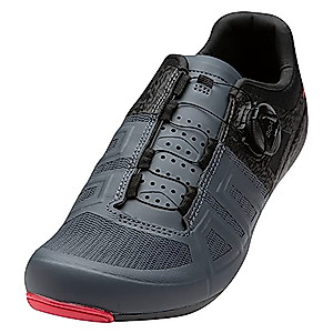 PEARL IZUMI Women's Attack Road Cycling Shoe, Black/Atomic Red, 36.5