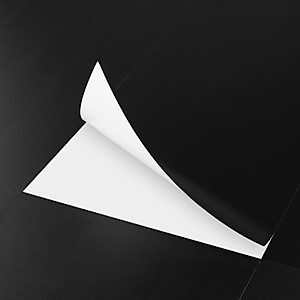 FunStick 12"x24" Peel and Stick Floor Tile Waterproof Black Vinyl Flooring Planks Peel and Stick Flooring Tiles for Bathroom Floor Tile Sticky Tiles for Kitchen Laminate Flooring Bedroom Laundry 5 Pcs