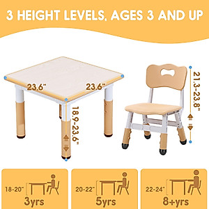 Kids table and chairs, Toddler table and chairs, Kids table( 2 chairs ), Kids table and chair set, Kids table and chair set 5-8 year old, Toddler table and chair set with 8 leg covers +12 color pens