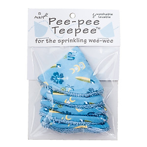 Beba Bean Pee-Pee Teepee Cellophane Bag - Surfing, 6x4.25x1 Inch (Pack of 3)