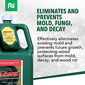 Bora-Care with Mold-Care Moldicide Concentrate, Wood Protection Against Mold, Termites, and Decay, Long-Lasting Residual Protection, 1 Gallon