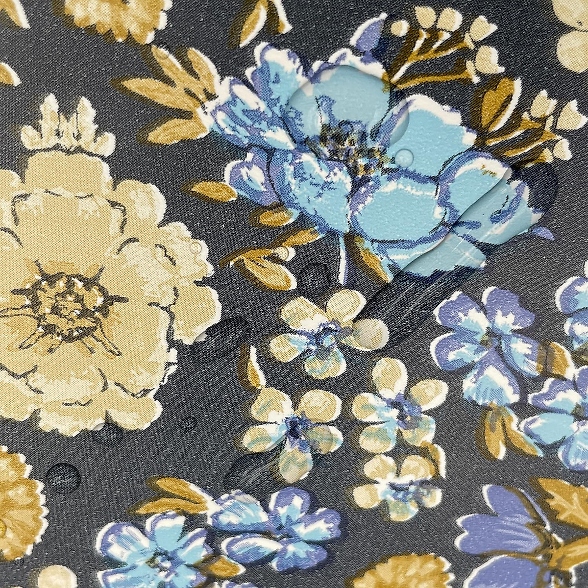 Yifely Self-Adhesive Shelf Liner Removable Drawer Paper Refurbish Old Furnitures Makeup Dresser Nightstands, Retro Floral, 17.7 Inch by 9.8 Feet