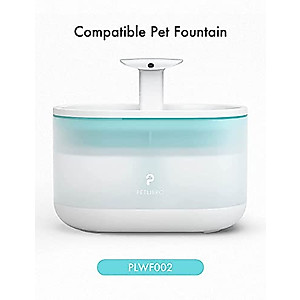 PETLIBRO 8 Packs Replacement Filters for Capsule Cat Water Fountain PLWF002, 4 Months Set of Replacement Filters for Ultra Quiet Pet Water Fountain