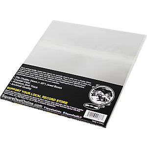 (25) CD Resealable Outer Sleeves - Oversize - Fits Chubby 24mm CD Jewel Boxes - Super Clear, Archival Quality, Premium 2 mil Thick #CDSB02RS24