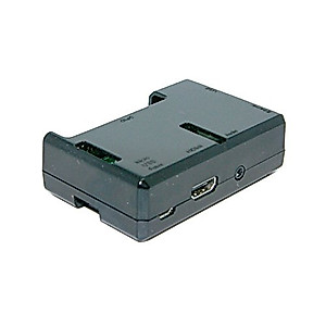 sb components Jet Black Case for Raspberry Pi 3 Model B and Raspberry Pi 2 Model B (Black) with Access to All Ports