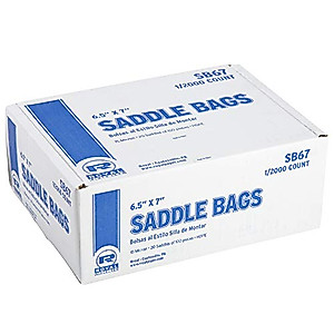 Royal High Density Saddle Bags, 6.5 Inch x 7 Inch, Package of 2000