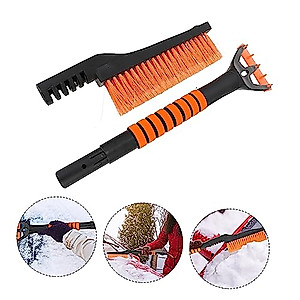 VICASKY Snow Shovel Snow Scraper for Car Glass Squeegee Snow Brush for Car Auto Snow Removal Tool Car Snow Scraper and Brush Car Scraper Ice Brushes Snow Removers Car Snow Remover Deicing