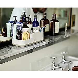 Joseph Joseph EasyStore - Bathroom Storage Caddy Organiser for bathroom accessories - Ecru