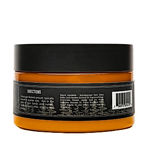 Live Bearded: Beard Butter, Made in USA - Executive, 3oz - Beard Leave in Conditioner Beard Care, All-Natural Beard Softener with Shea Butter