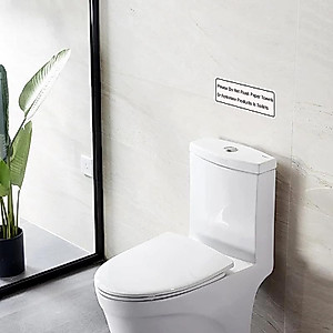 Apartment For Rent Sign 9 X 3 Inch Acrylic Plastic Sign With Symbols, Self-Adhesive, For Restaurant, Salons, Hotel, Motel, Rest Stops, Public Restrooms