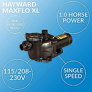 Hayward W3SP2307X10 MaxFlo XL Pool Pump, 1 HP