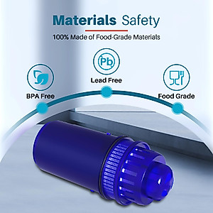 ICEPURE Pitcher Water Filter, Compatible with All PUR® Pitchers & Dispensers Filtration Systems, Replacement for PUR CRF-950Z, PPF900Z, PPF951K, PPT700W, PPT711W, CR-1100C, CR1100CV, DS-1800Z (4 Pack)