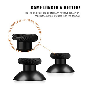 TOMSIN® Replacement Thumbsticks for Xbox One/ PS4 Controllers, Joysticks Repair Kit for Xbox One S (6 Pcs)