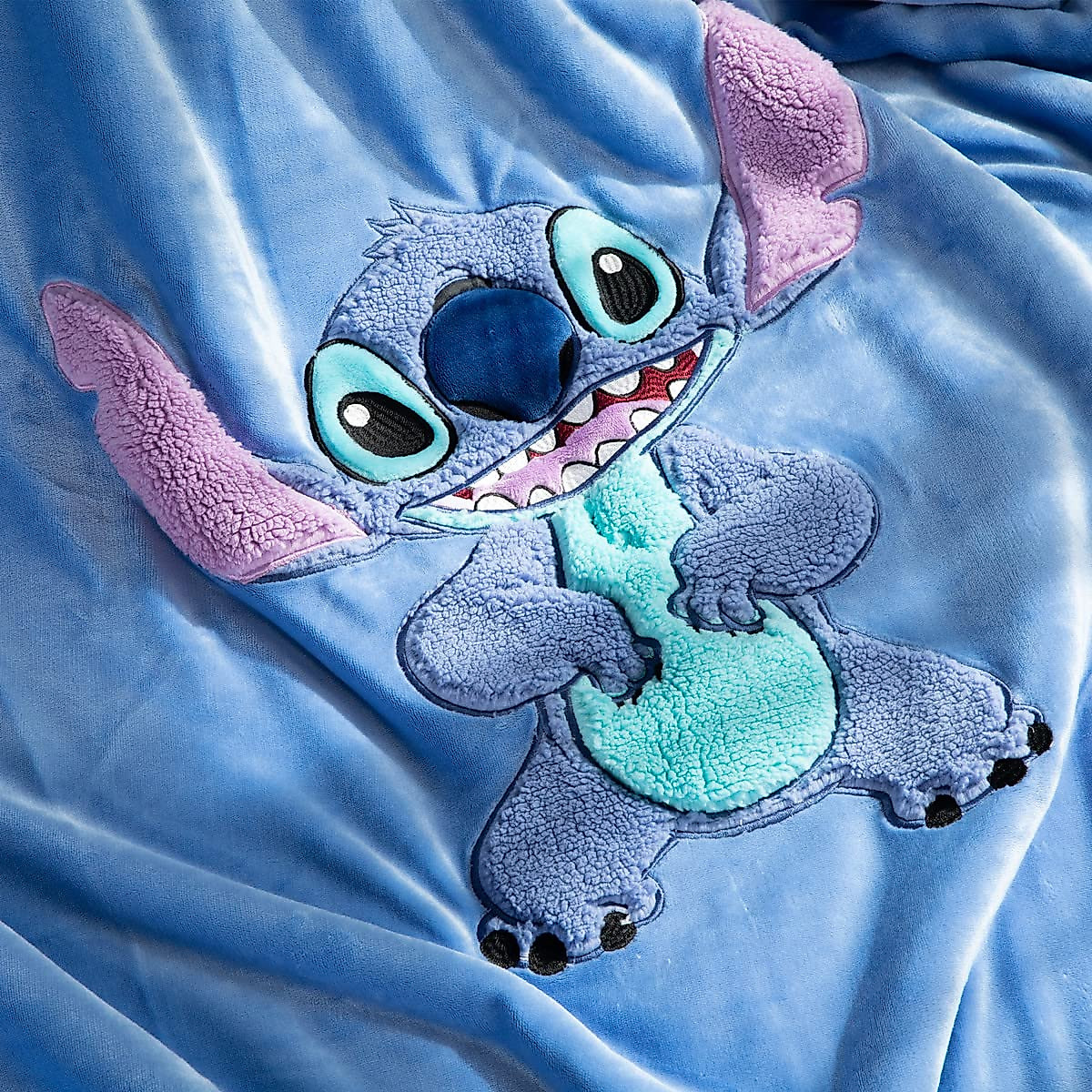 COSUSKET Kids Throw Blanket, 3D Cartoon Embroidery Sherpa Blanket Boys Girls Gifts