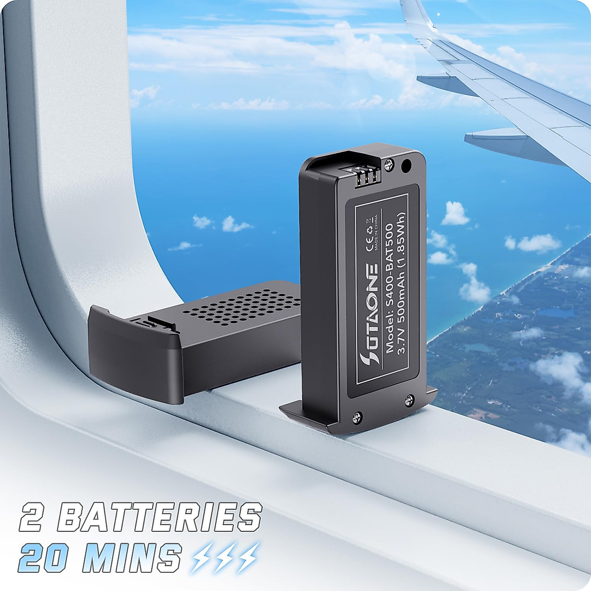 SOTAONE S400 Mini Drone for Kids with 1080P HD FPV Camera, Foldable Remote Control Helicopter Toys Gifts for Boys Girls with Auto-hovering, One Key Start/Land, Self-spin, 3D Flips 3 Speeds 2 Batteries