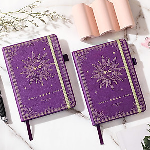 Password Book - Hardcover Password Book with Alphabetical Tabs for Internet Website Address Login, Pocket Size Password Keeper, 5.0" x 6.8", Password Organizer for Home Office Desk Use - Purple
