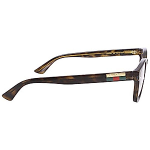 Gucci Gucci-Logo GG0749O 005 Eyeglasses Men's Havana Full Rim Optical Frame 55mm