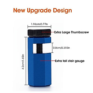 Stair Gauge Knob Metal Stair Stringer Layout Tool Tall Stair Gauge for Framing Carpentry Rafter
