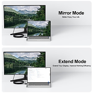 UVOOI DisplayPort to VGA Cable 10 Feet 2-Pack, Gold Plated Display Port DP to VGA Monitor Cable Adapter 10ft Male to Male