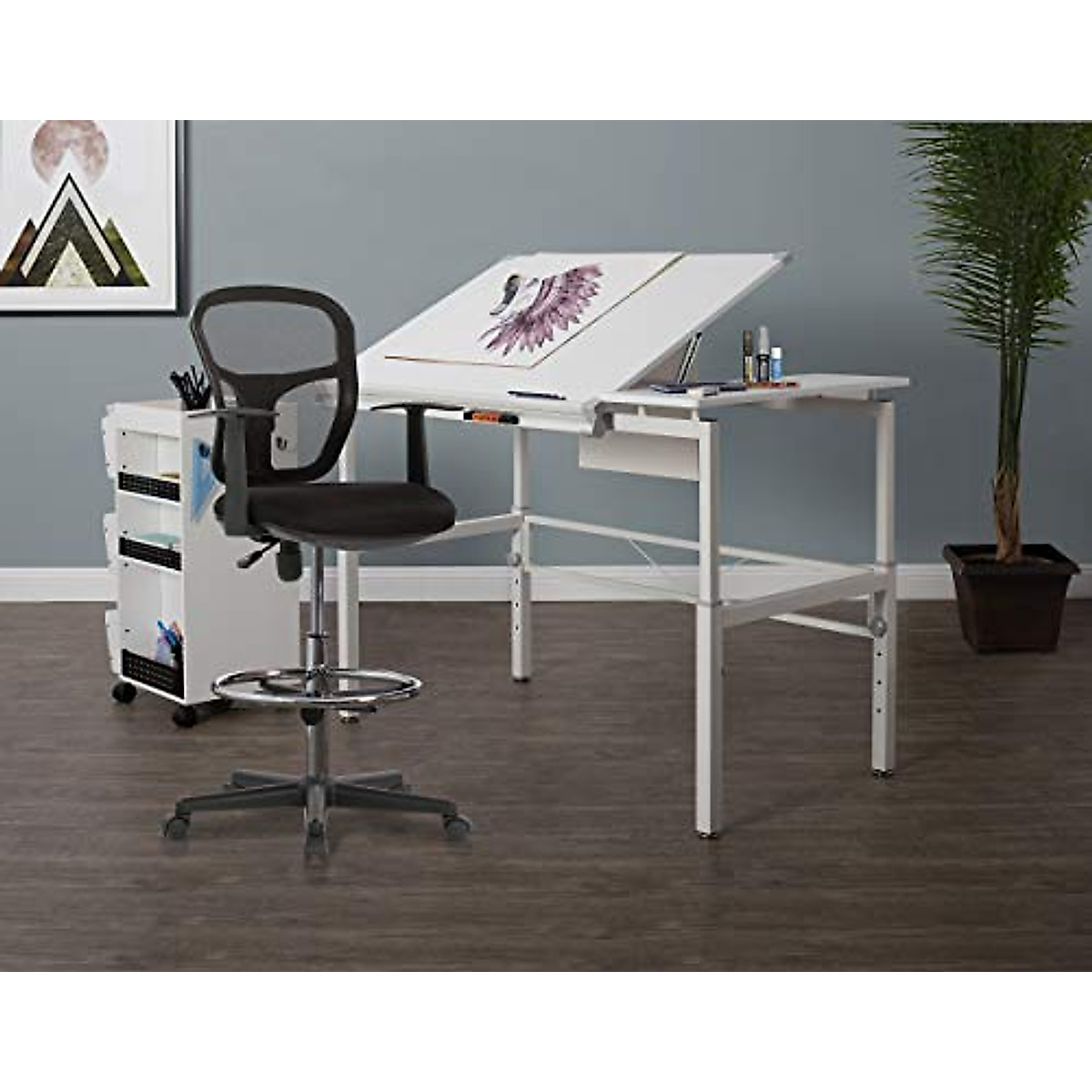 Studio Designs Graphix II Workstation - White/Gray 10211