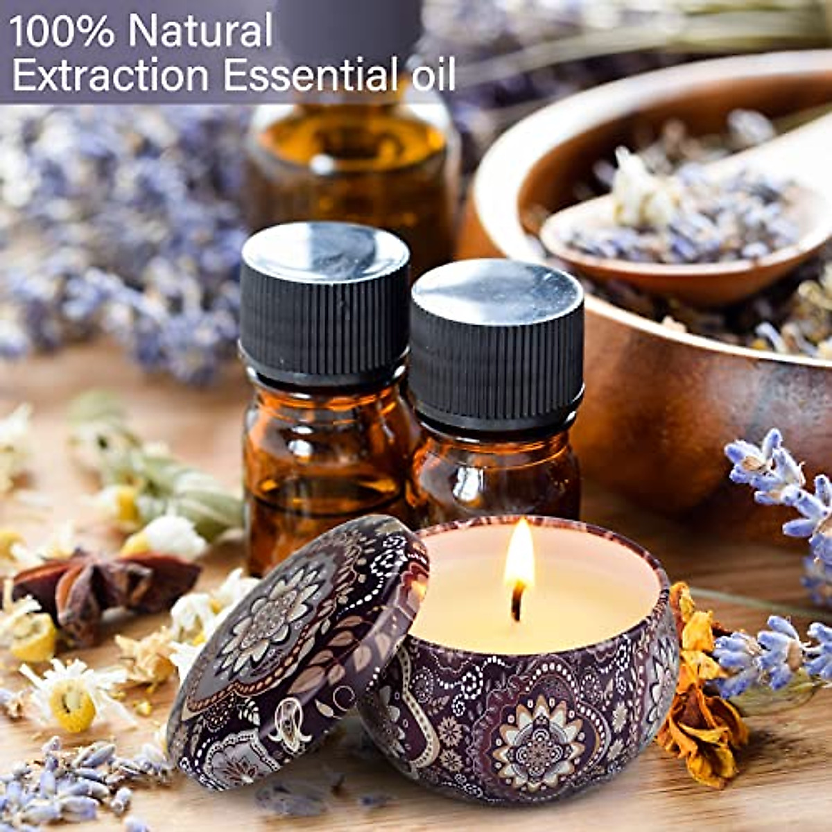 Candles Gifts for Women, 12 Pack Candles for Home Scented, 240 Hour Long Lasting Soy Wax Aromatherapy Candle Set, Birthday Gifts for Women with Gift Box