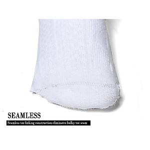 EPEIUS Unisex-Baby 3 Pair Pack Seamless Cable Knit Knee High Socks Infant Boys/Girls Uniform Stockings for 3-6 Months,White