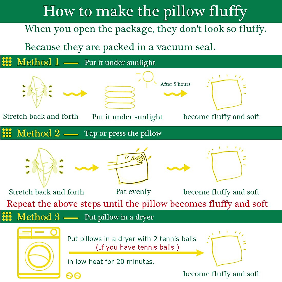 JIEITIVE Throw Pillow Inserts Hypoallergenic Premium Pillow Stuffer Square Form for Decorative Pillow Covers Cushion Bed Couch Sofa Set of 1-20 x 20 Inches
