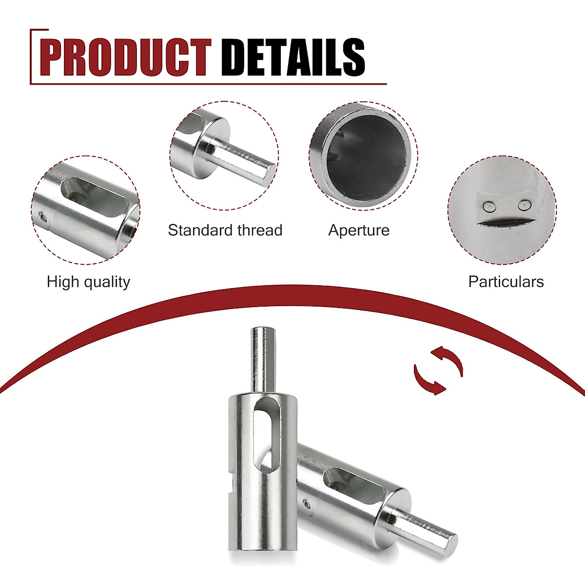 EZ Twist Ties Tool for 11 Gauge Drill Chuck Drill Collet Twisted Wire Fence, Hook Mesh, Suitable for 3/8-inch Clamp Electric Drill