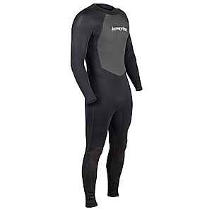 Hyperflex Access Men’s and Women’s Full Body 3mm Backzip Wetsuit - Warm 4-Way Stretch Neoprene - Adjustable Collar and Flat Lock Construction - High Performance 50+ UV SHIELD