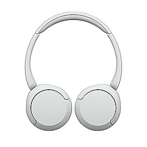 Sony Wireless Bluetooth Headphones - Up to 50 Hours Battery Life with Quick Charge Function, On-Ear Model - WH-CH520W.CE7 - Limited Edition - Matte White