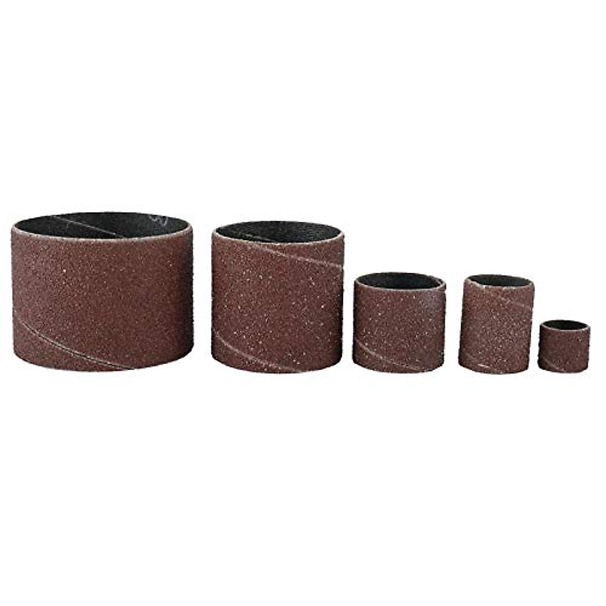 BTSHUB 25 PCS Sanding Drum Kit - Including 20 Sanding Bands, 5 Mandrels, Fits Any Drill,for Rotary Tools, Die Grinder, Power Drills, Carpenters, Woodworking, Paint, Sanding Surfaces and Finishing Jobs