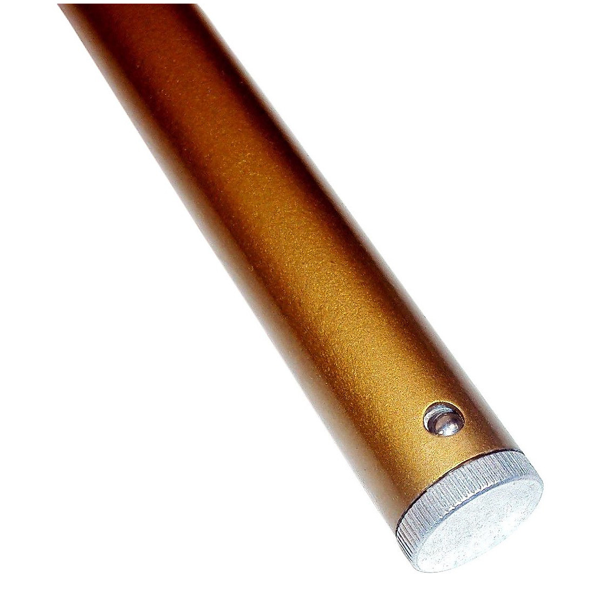 Set of 2 - Forever Candles: Refillable Tapered Pillars in Elegant Gold Finish - Complete with 12-Pack Starter Candles for Timeless Illumination