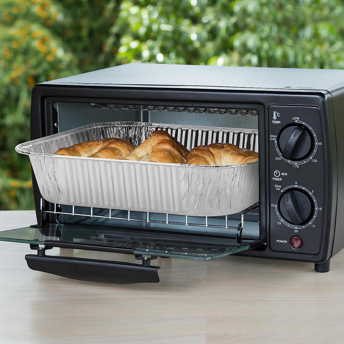 8x8 Aluminum Pans With Lids (20 Pack) 8 Inch Foil Pans With Covers - Cake Pans - Aluminum Square Pans With Lids - Disposable Food container - great For Cake Baking, Cooking, Freezing, Prepping Food