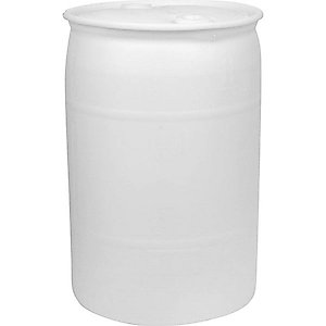 Poly Drum, Closed Head, 55 Gal, White
