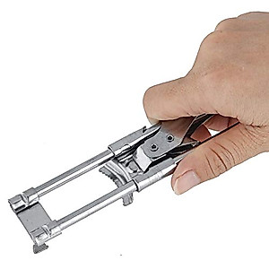 NorthEarth Can Opener, Adjustable Cap Opener, Manual Adjustable Stainless Steel Can Opener Bottle Jar Lid Gripper Kitchen Tool with Smooth Edge for Can/Jar/Bottle, Gripper Jar Opener