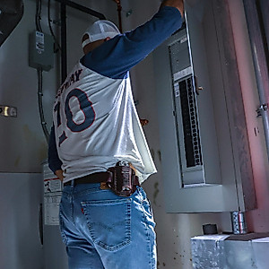 1791 EDC Multitool Sheath, American Leather, Multitool Pouch for Belts, Compatible with Heavy Duty Leatherman, SOG and Gerber