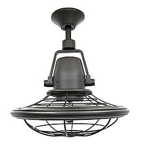 Home Decorators Collection Bentley II Indoor And Outdoor 18 Inch Natural Iron Oscillating Ceiling Fan With Wall Control