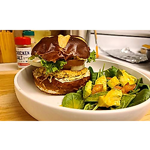 Vegan Ground Chicken Mix - MIX, SHAPE, COOK The Best Vegan Chicken Meals - Shape Into Vegan Nuggets, Patties, Tenders - Baked, Grilled or Fried Chicken (Original, Mediterranean 2pack)