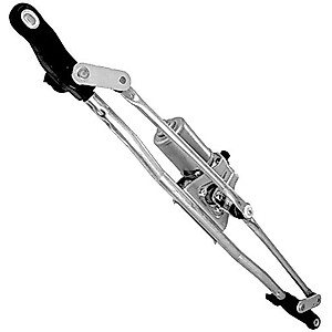 APDTY 141862 Windshield Wiper Transmission Linkage & Wiper Motor Assembly Replaces 55077859AC, 55077859AB