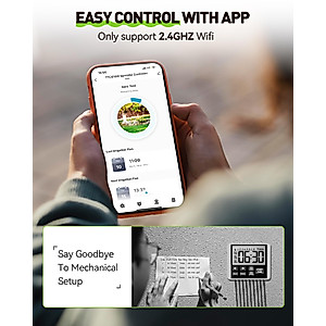 RAINPOINT 8 Zone Smart Sprinkler Controller - Local Weather Intelligence WiFi Sprinkler System Controller, Easy Install APP Control Irrigation System, Sprinkler Timer for Garden Yard