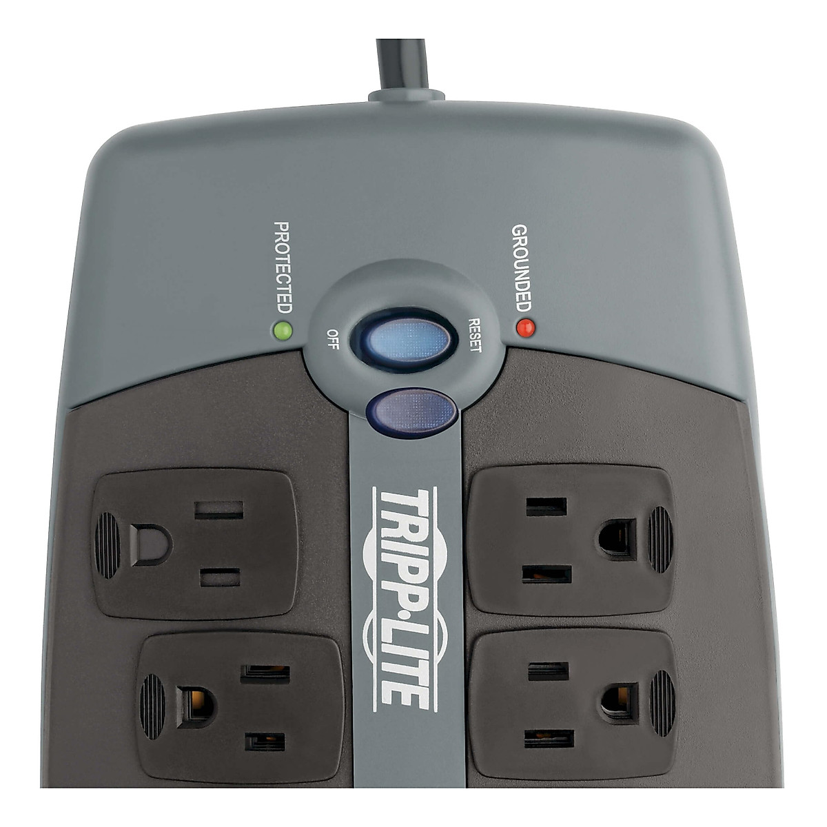 Tripp Lite Protect It! 10-Outlet Surge Protector 8 Ft. (2.43 M) Cord 3345 Joules (Tlp1008teltv)