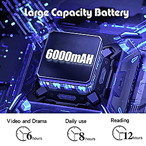 PRITOM Android 10 Go, 10 inch Kids Tablet, Parental Control, 6000mAh, 3G Phone Tablet, Quad Core Processor, 2GB RAM, 32GB ROM, HD IPS Screen, Google Play, YouTube, with Kids-Tablet Case(Purple)