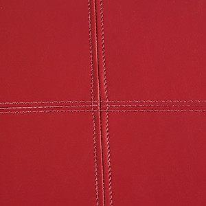 Christopher Knight Home Mansfield PU Storage Ottoman, Red