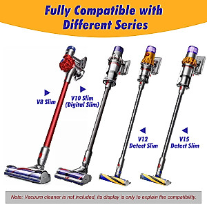 Soft Roller Brush Replacement Compatible with Dyson V8 Slim V10 Slim V12 Detect Slim V15 Detect Slim, Roll Bar Vacuum Attachments Cordless Vacuum Cleaner Head Brushroll Cleaner Part No.971634-01